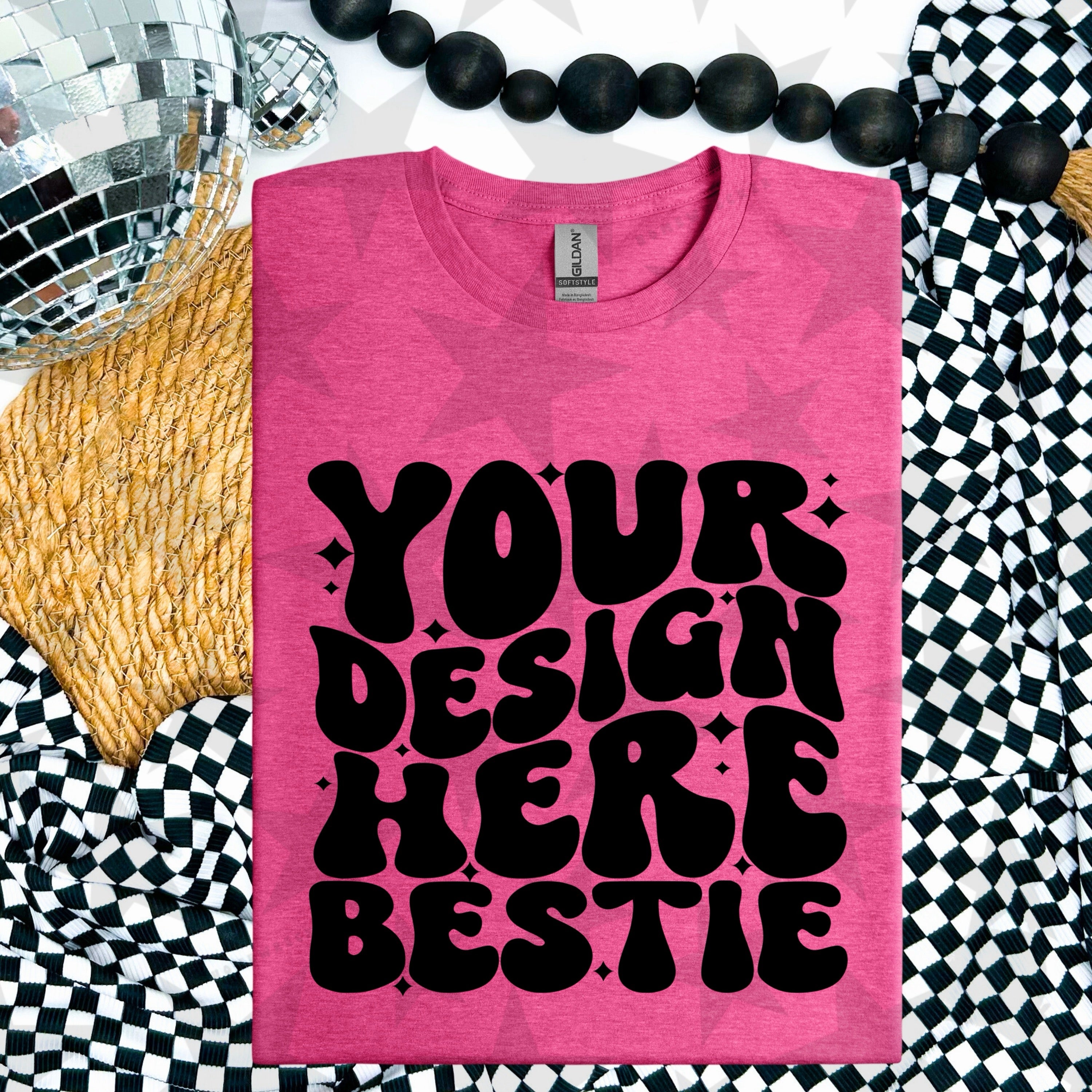 G64000 Gildan Softstyle Mockup | Heather Heliconia – Homewrecker Design ...