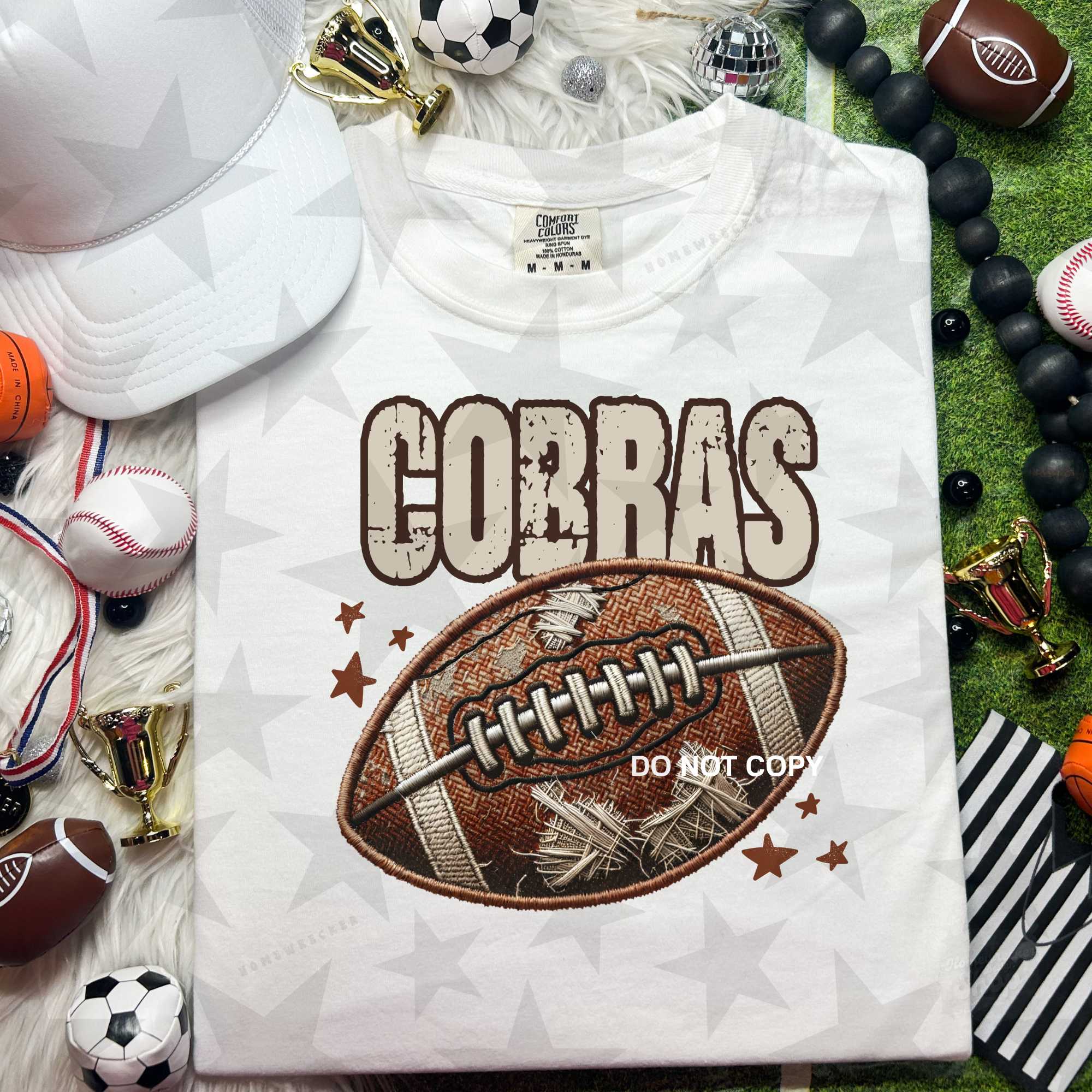 Cobras Neutral Football Team Spirit PNG – Homewrecker Design Shop