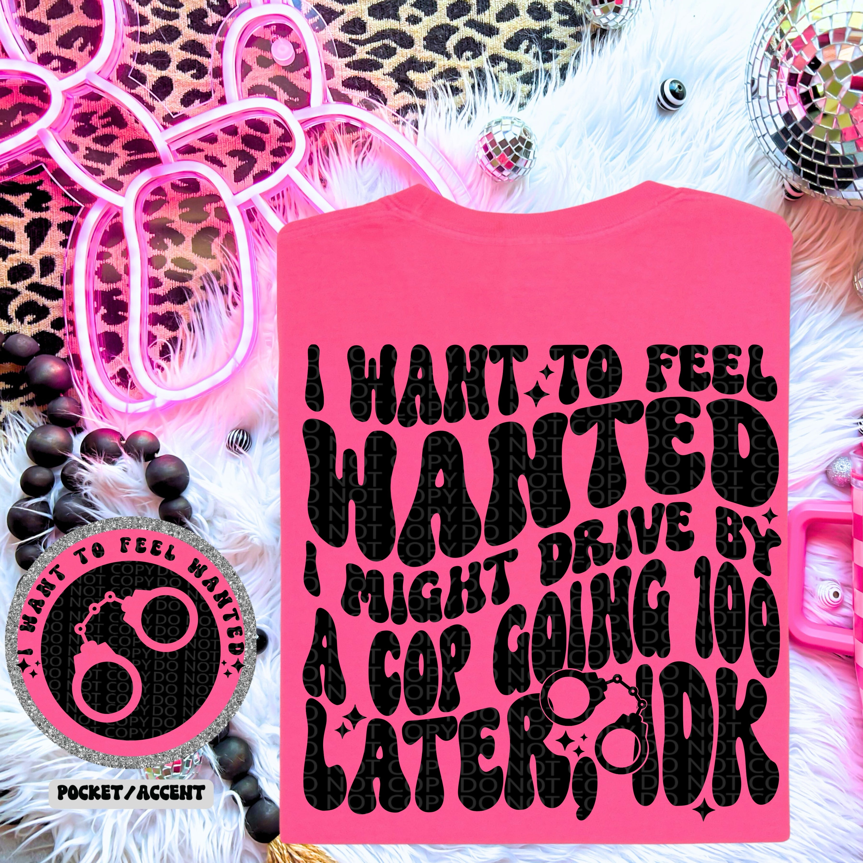 I Want to Feel Wanted | Snarky Wavy PNG – Homewrecker Design Shop