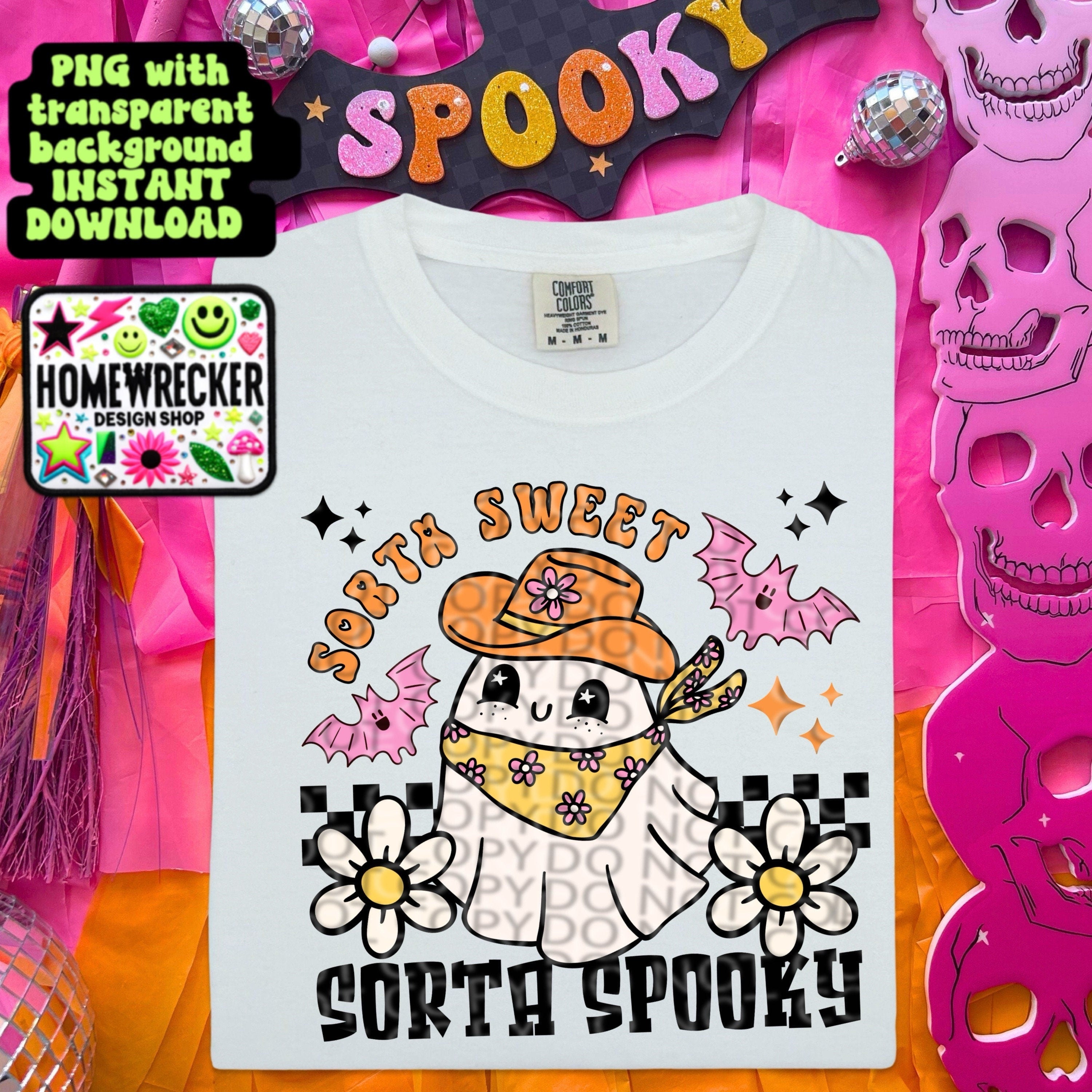 Sorta Sweet Sorta Spooky Digital Download PNG | Halloween T-Shirt Desi ...