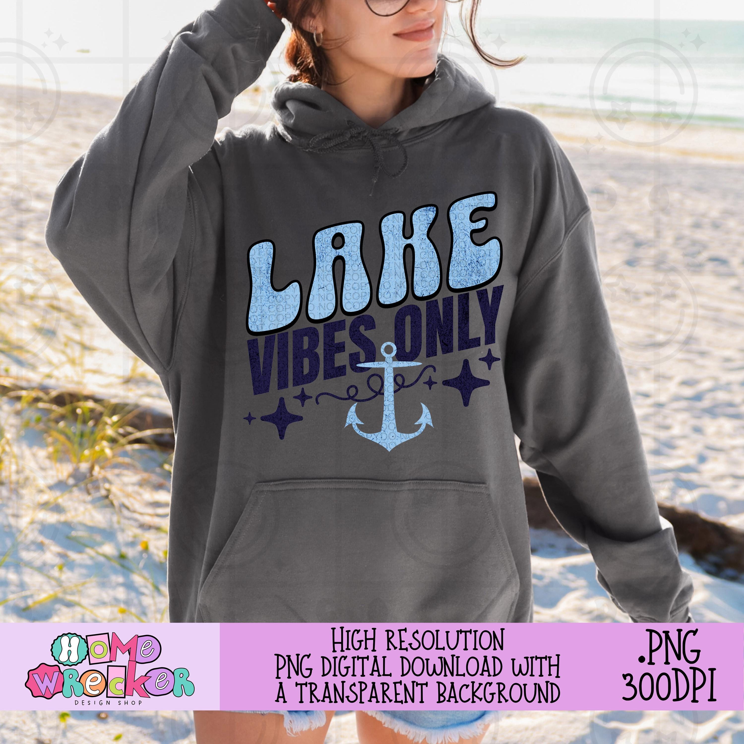 Lake Vibes Only PNG Summer Beach Lake Palm Tree Digital Download ...